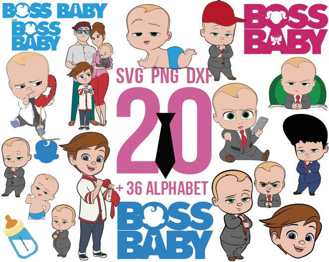 The Boss Baby svg, The Boss Baby png, The Boss Baby dxf, The Boss Baby ...