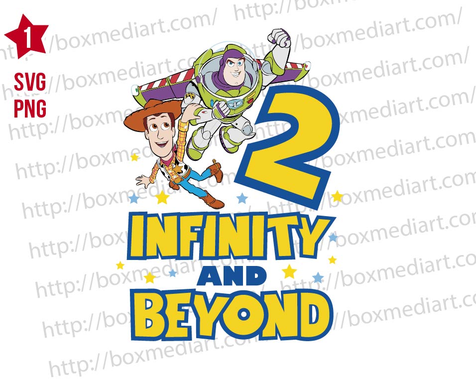 Toy Story 2 Infinity Beyond Svg Png Birthday | BOXMEDIART Svg Cut Files ...