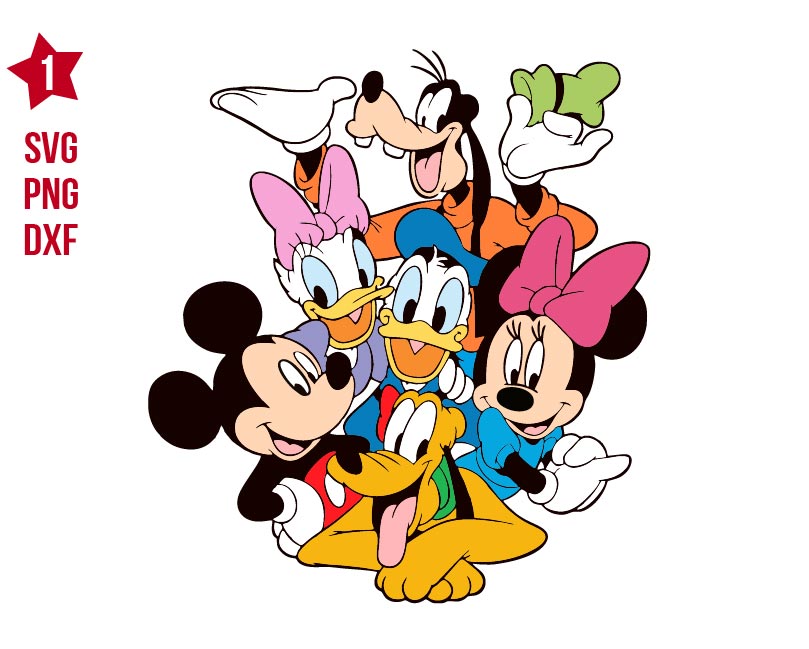 Mickey Family Vacation Svg, Mouse Friends Squad Svg Png | BOXMEDIART ...