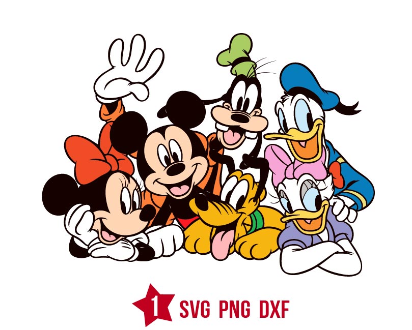 Mickey Friends Peeking Svg, Disney Mouse Friends Svg Png | BOXMEDIART ...