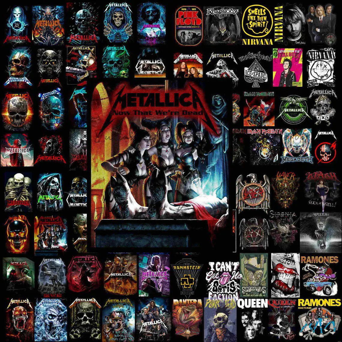 Rock Band Png Bundle, Rock Band T-Shirts Png, Rock Group Png ...